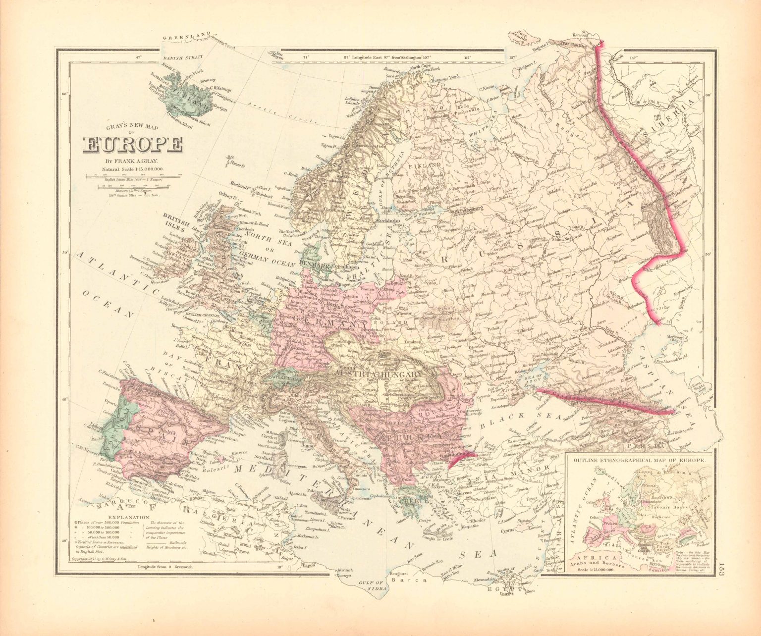 Vintage Antique Europe Maps - Art Source International