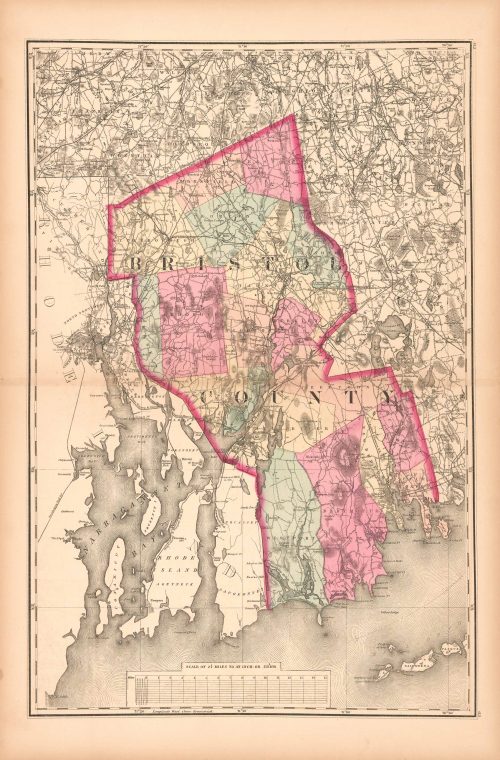 Map of Bristol County - Art Source International