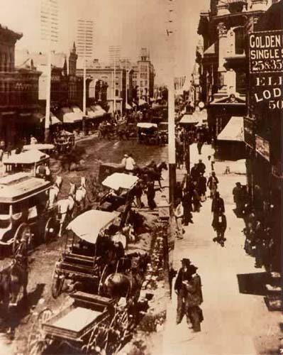 Denver Street Scene, Lawrence St, Lodo - Art Source International