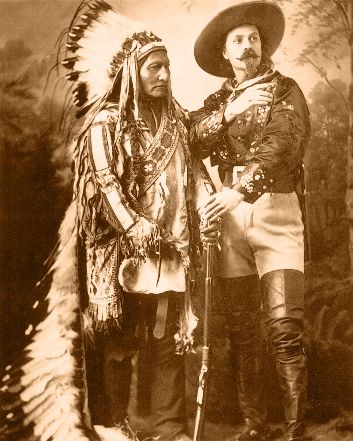 Sitting Bull and Buffalo Bill Cody - Art Source International