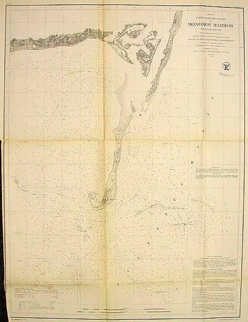 Preliminary Chart of Monomoy Harbor, Massachusetts - Art Source ...