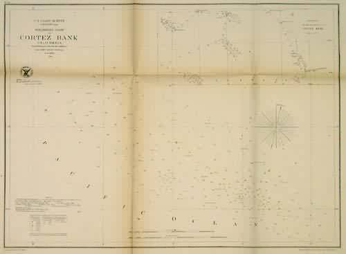 Preliminary Chart of Cortez Bank California - Art Source International