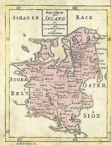 Map of Seland(Norway) - Art Source International