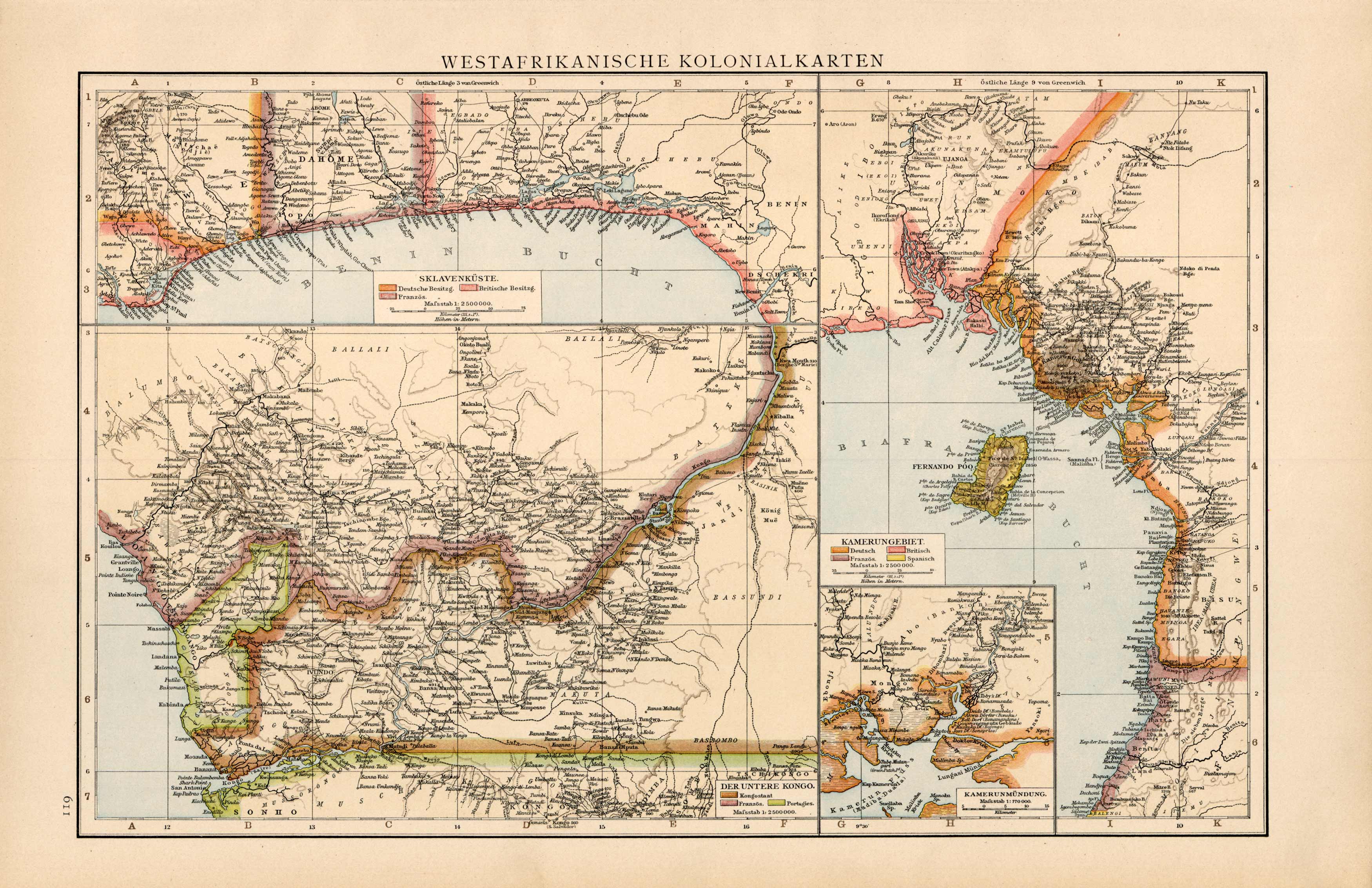 Westafrikanische Kolonialkarten (West African Colonial Maps) - Art ...