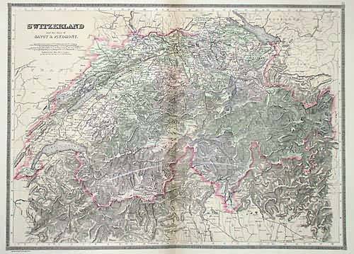 Switzerland and the maps of Savoy & Piedmont - Art Source International