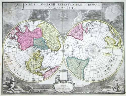 NOVUS PLANIGLOBII TERRESTRIS PER UTRUMQUE POLUM CONSPECTUS - Art Source ...
