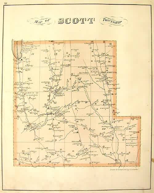 Map of Scott Township - Art Source International