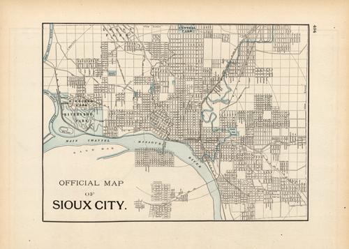 Official Map of Sioux City - Art Source International