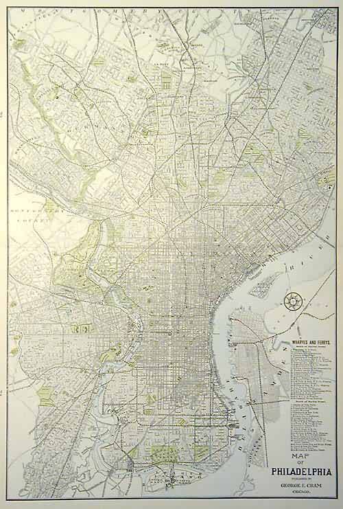 MAP OF PHILADELPHIA - Art Source International