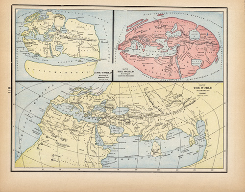 The World According to Pomponius Mela About A.D. 50 / Map of the World ...