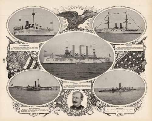 Charleston Cruiser. Boston Cruiser. Brooklyn Cruiser. Miantonomoh ...