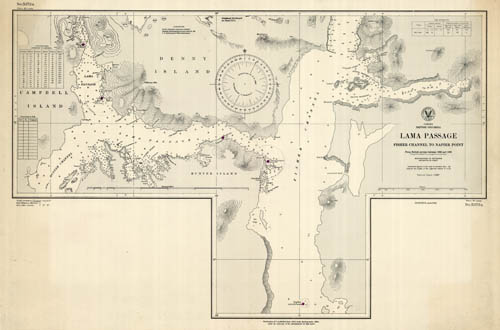 British Columbia - Lama Passage, Fisher Channel to Napier Point - Art ...