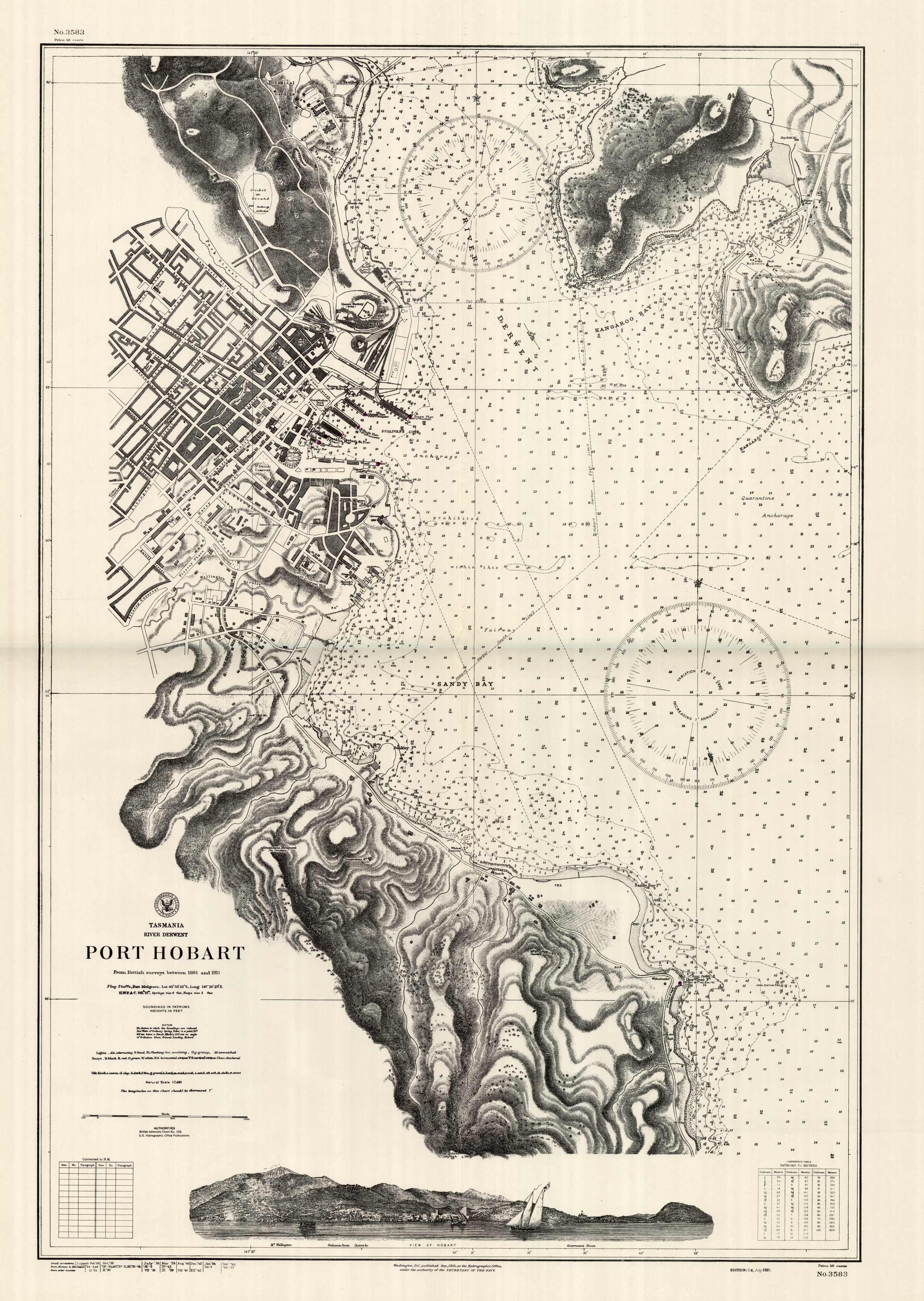 Australia - Tasmania - River Derwent - Port Hobart - Art Source ...