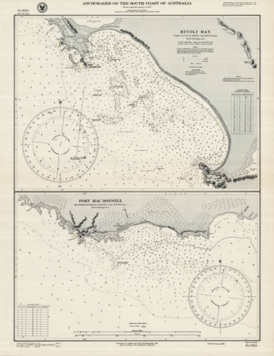 Australia - Anchorages on the South Coast of Australia (Rivoli Bay ...