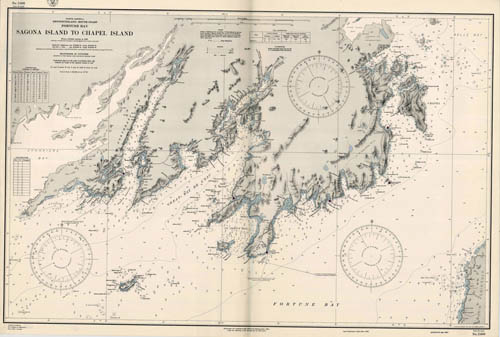 North Ameirca, Newfoundland - South Coast, Fortune Bay, Sagona Island ...