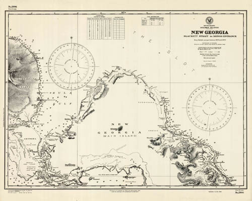 South Pacific - Solomon Islands - New Georgia - Blackett Strait to ...