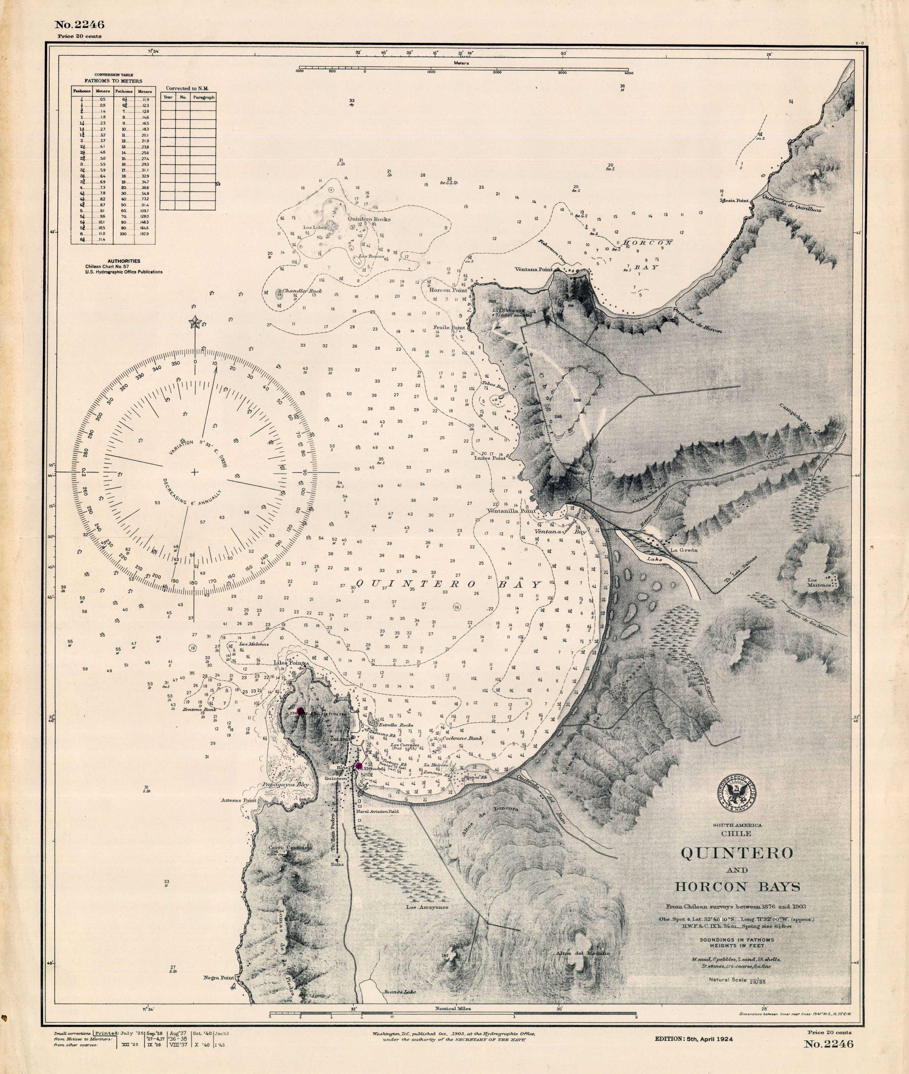 Chile - Quintero and Horcon Bays - Art Source International