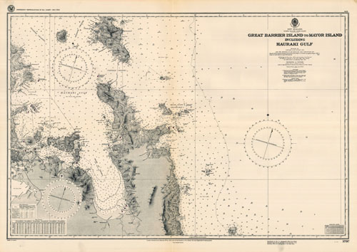 New Zealand - Great Barrier Island to Mayor Island - Including Hauraki ...