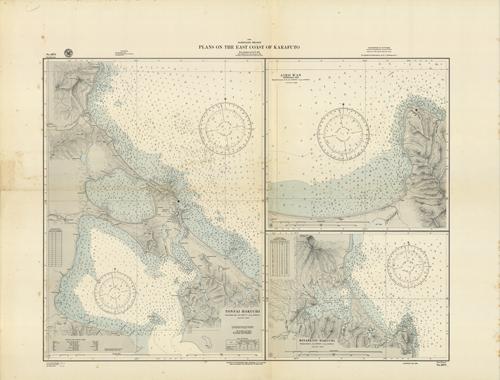 Asia- Sakhalin Island- Plans on the East Coast of Karafuto- From ...