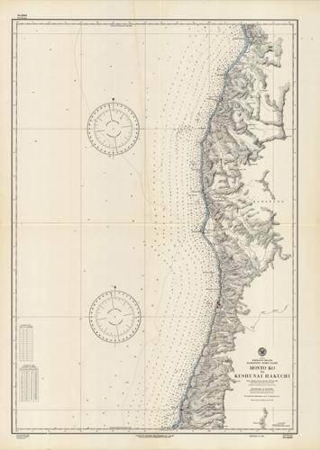 Asia- Sakhalin Island- Karafuto- West Coast- Honto Ko to Kushunai ...