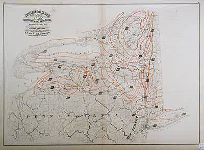 Asher & Adams Meteorological Map of New York' - Art Source International