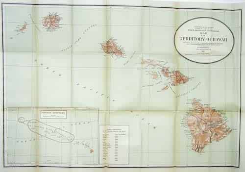 Map of the Territory of Hawaii - Art Source International
