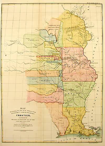 Map Illustrating Plan of Defences of Western & Northwestern Frontier as ...