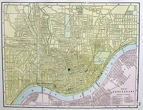 Map of Cincinnati - Art Source International