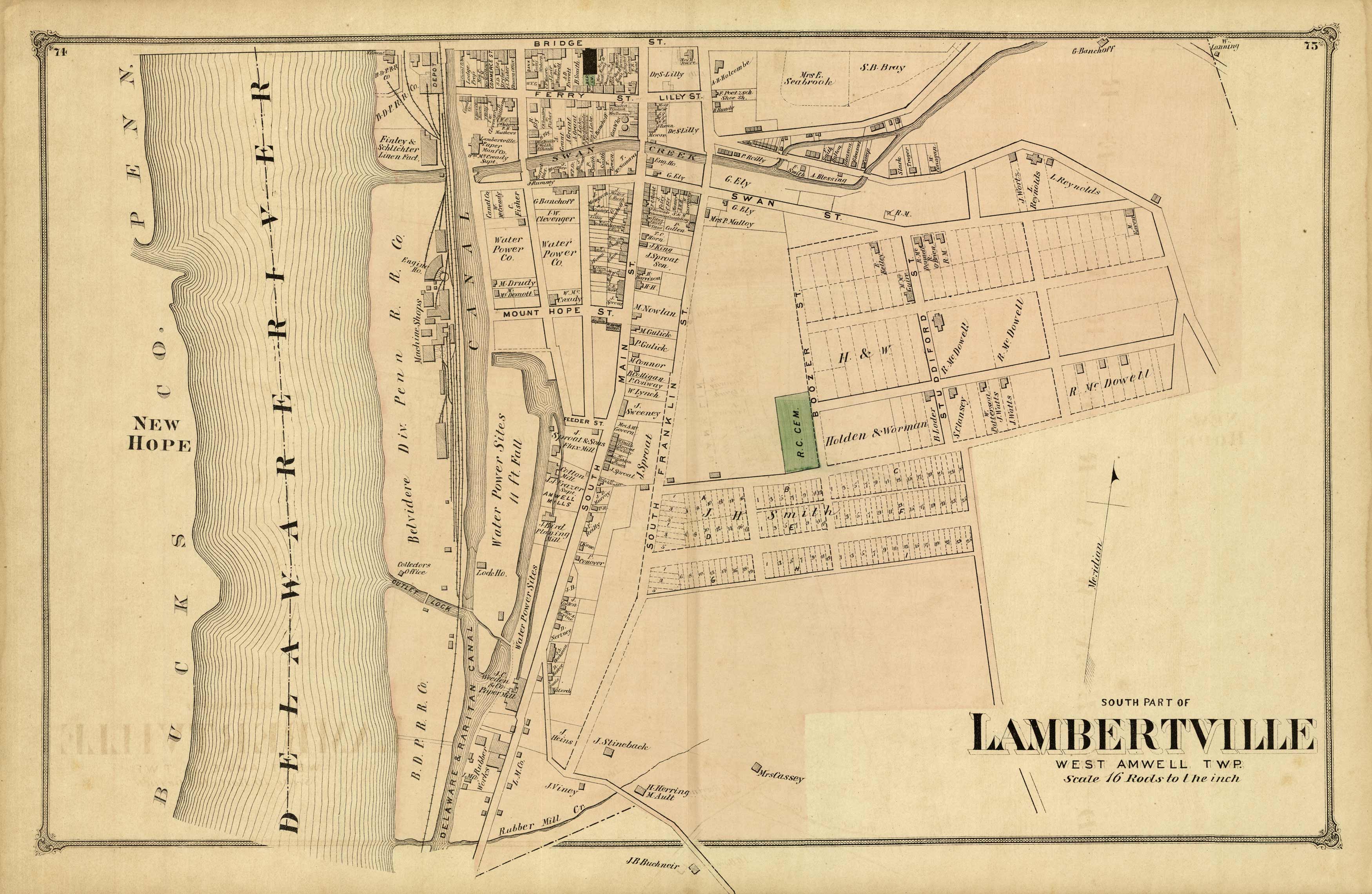 South Part of Lambertville - Art Source International
