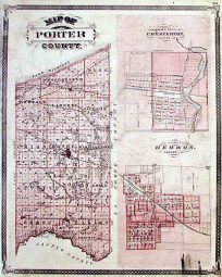 Map of Porter County, Indiana - Art Source International