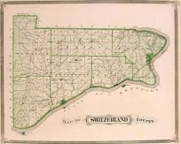 Map of Switzerland County, Indiana - Art Source International