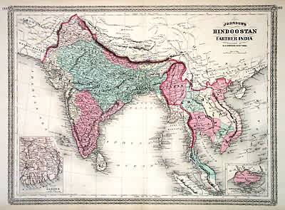 Johnsons Hindoostan and Farther India' - Art Source International