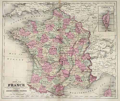 Map of France - Art Source International