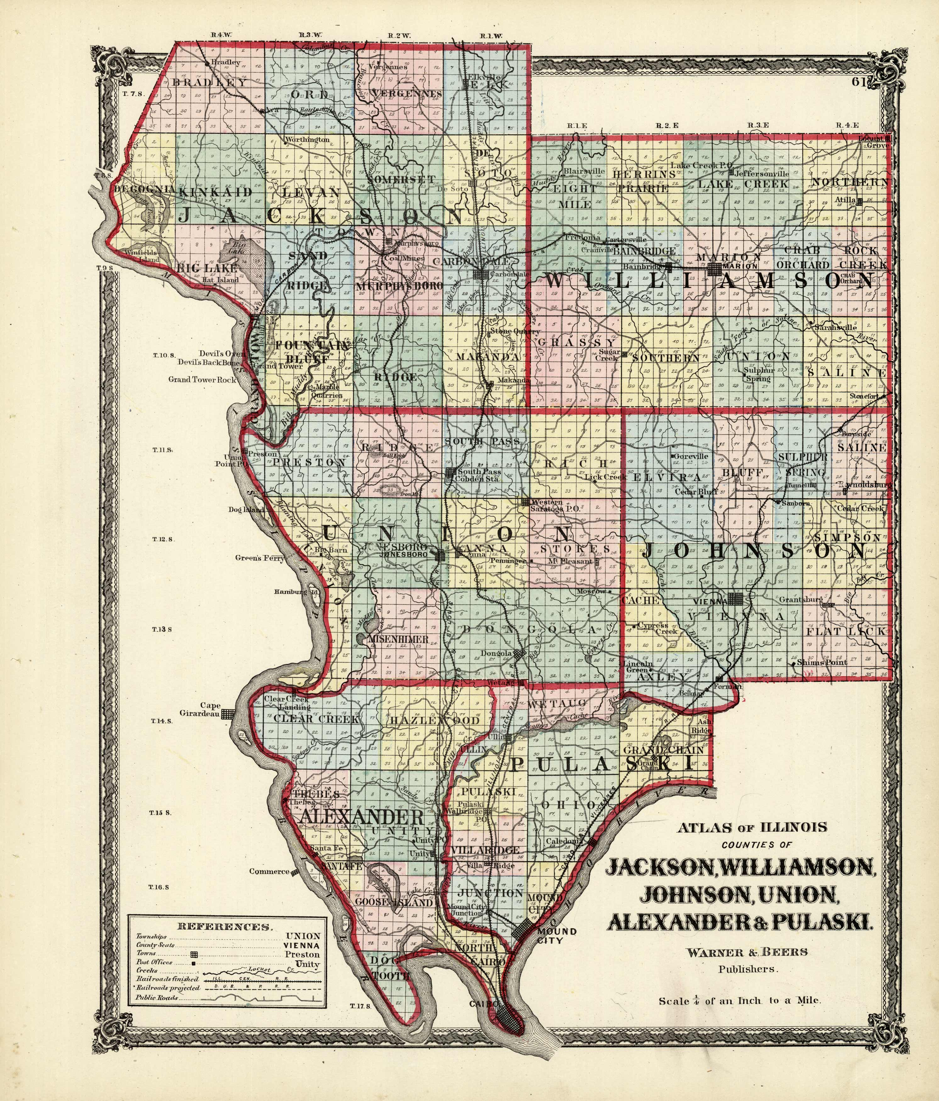 Counties of Jackson, Williamson, Johnson, Union, Alexander, and Pulaski ...