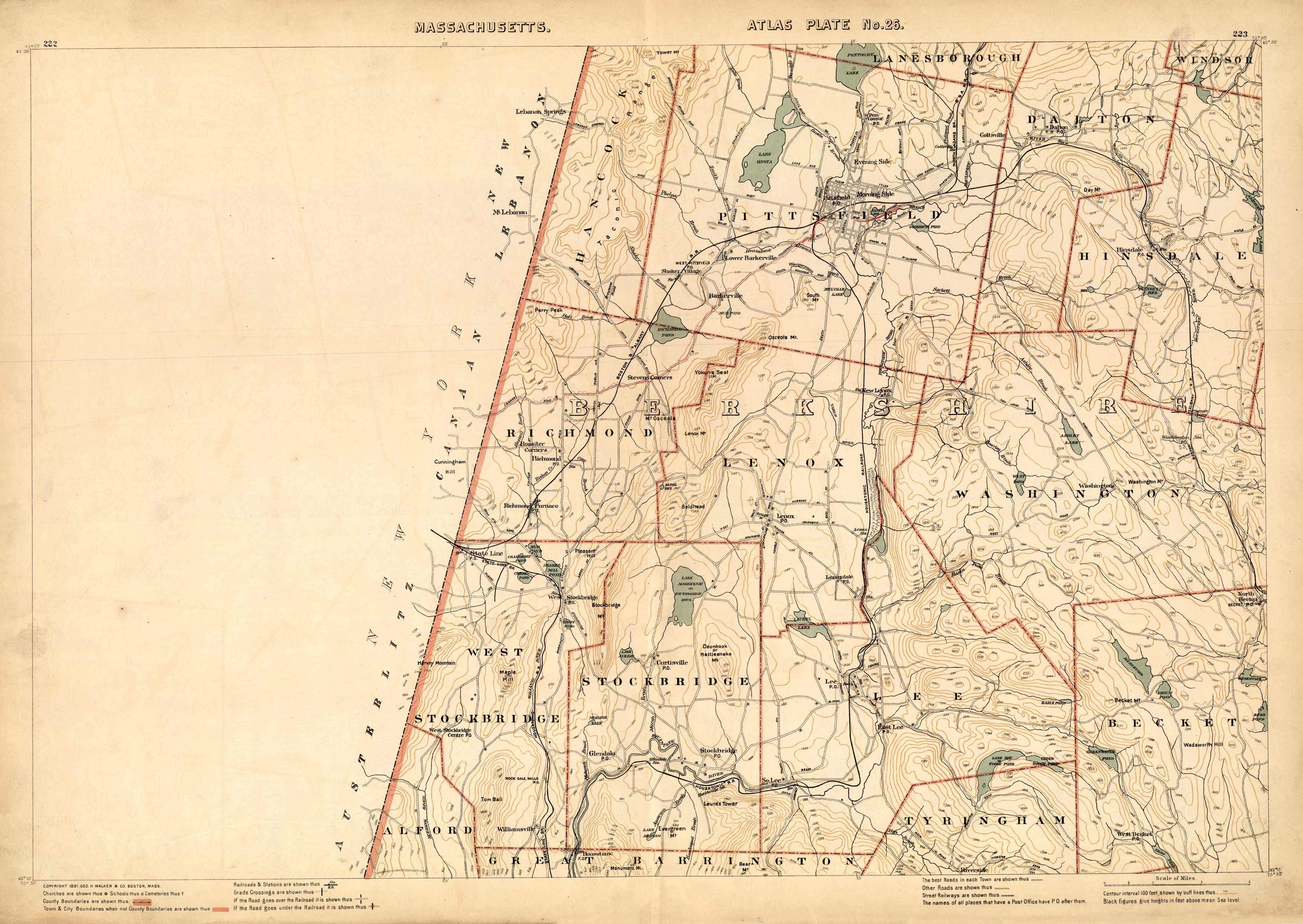 Massachusetts. Atlas Plate No. 26. - Art Source International
