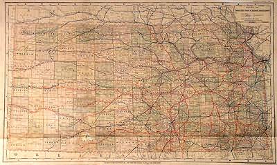 Map of Kansas - Art Source International