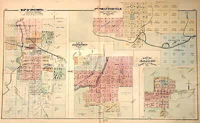 Maps of Owatonna, Mantorville, Kasson, and Northfield - Art Source ...