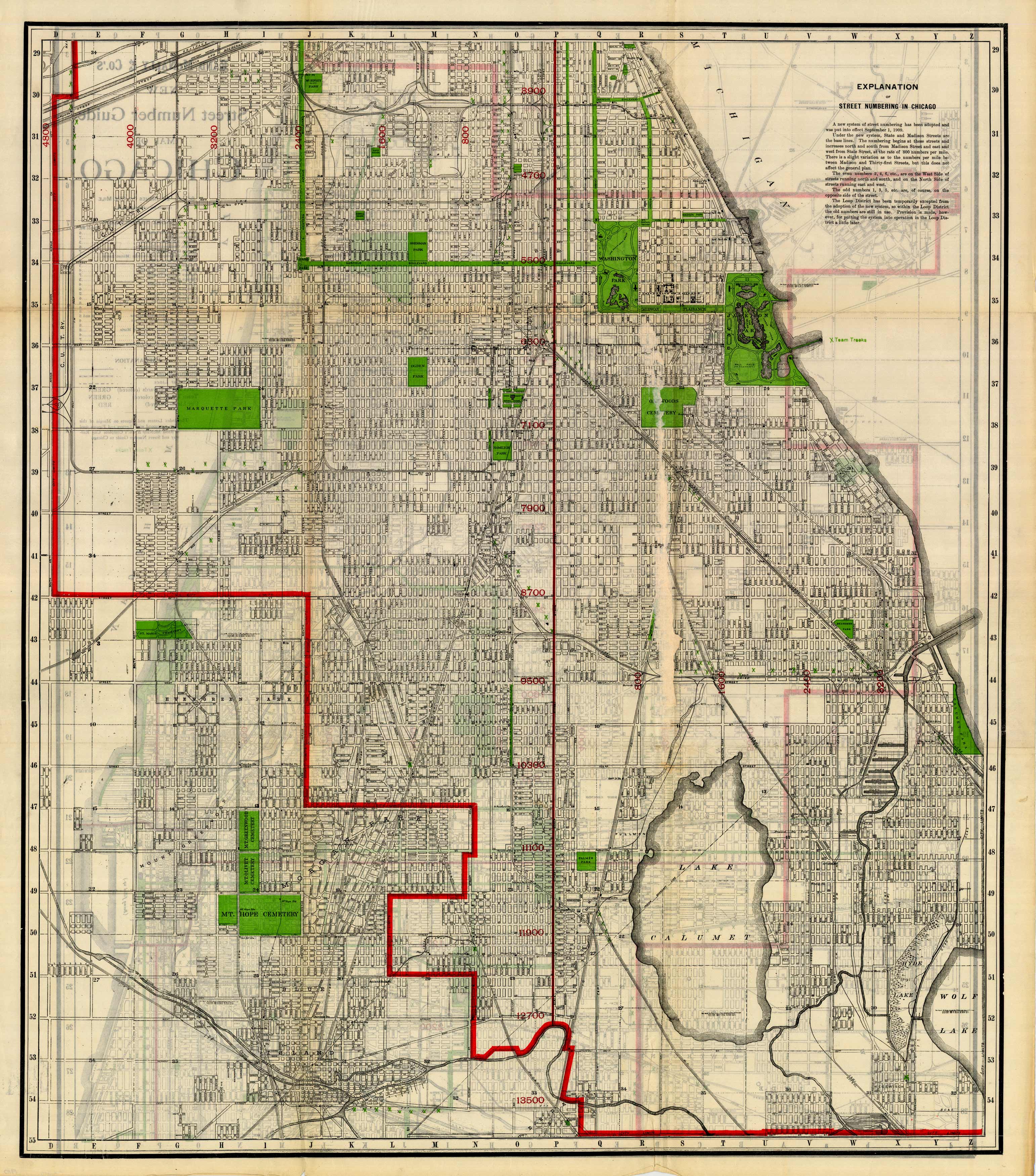 Chicago - New Street Number Guide (B Side) - Art Source International