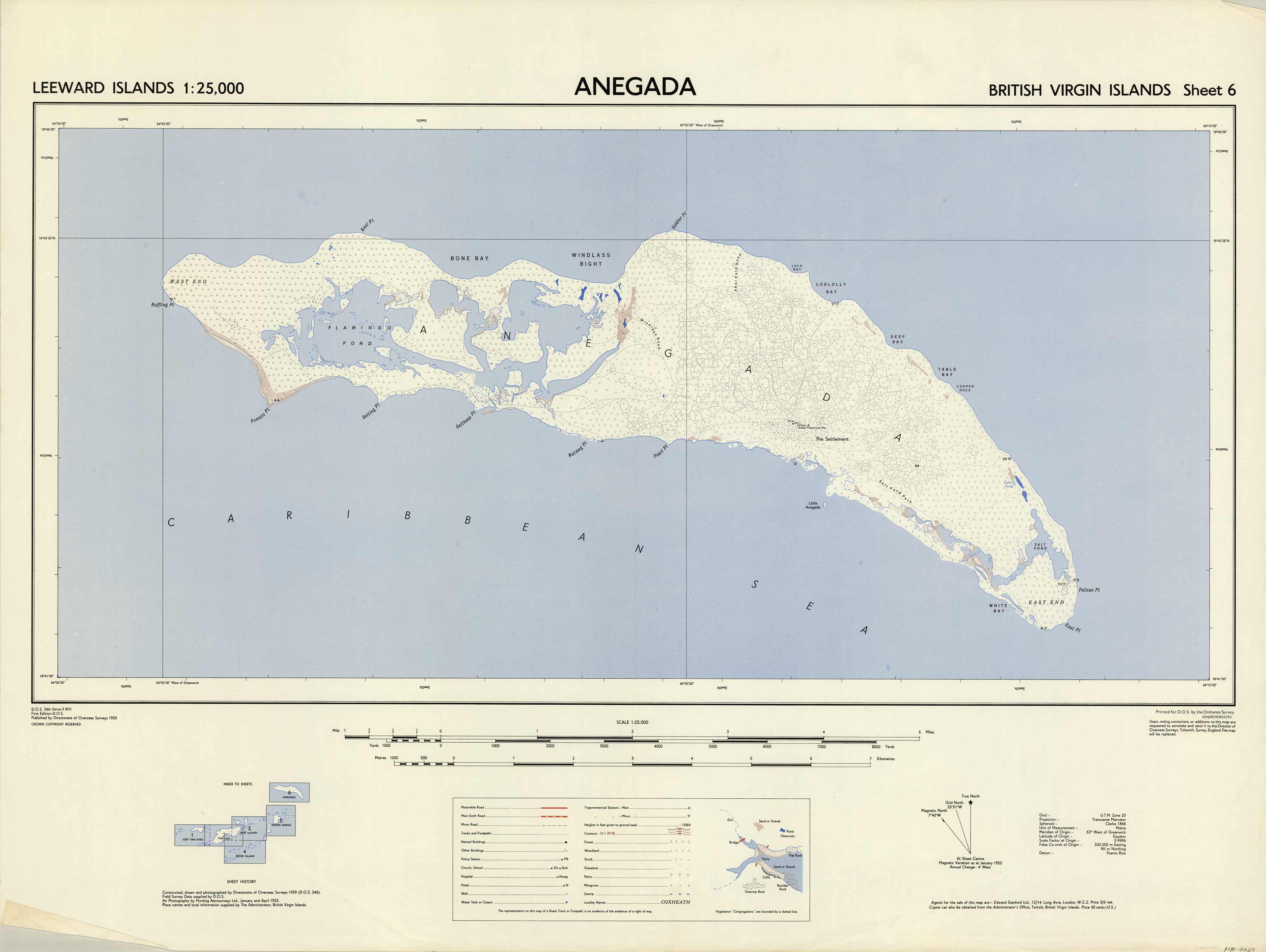 Anegada, Leeward Islands - British Virgin Islands - Art Source ...