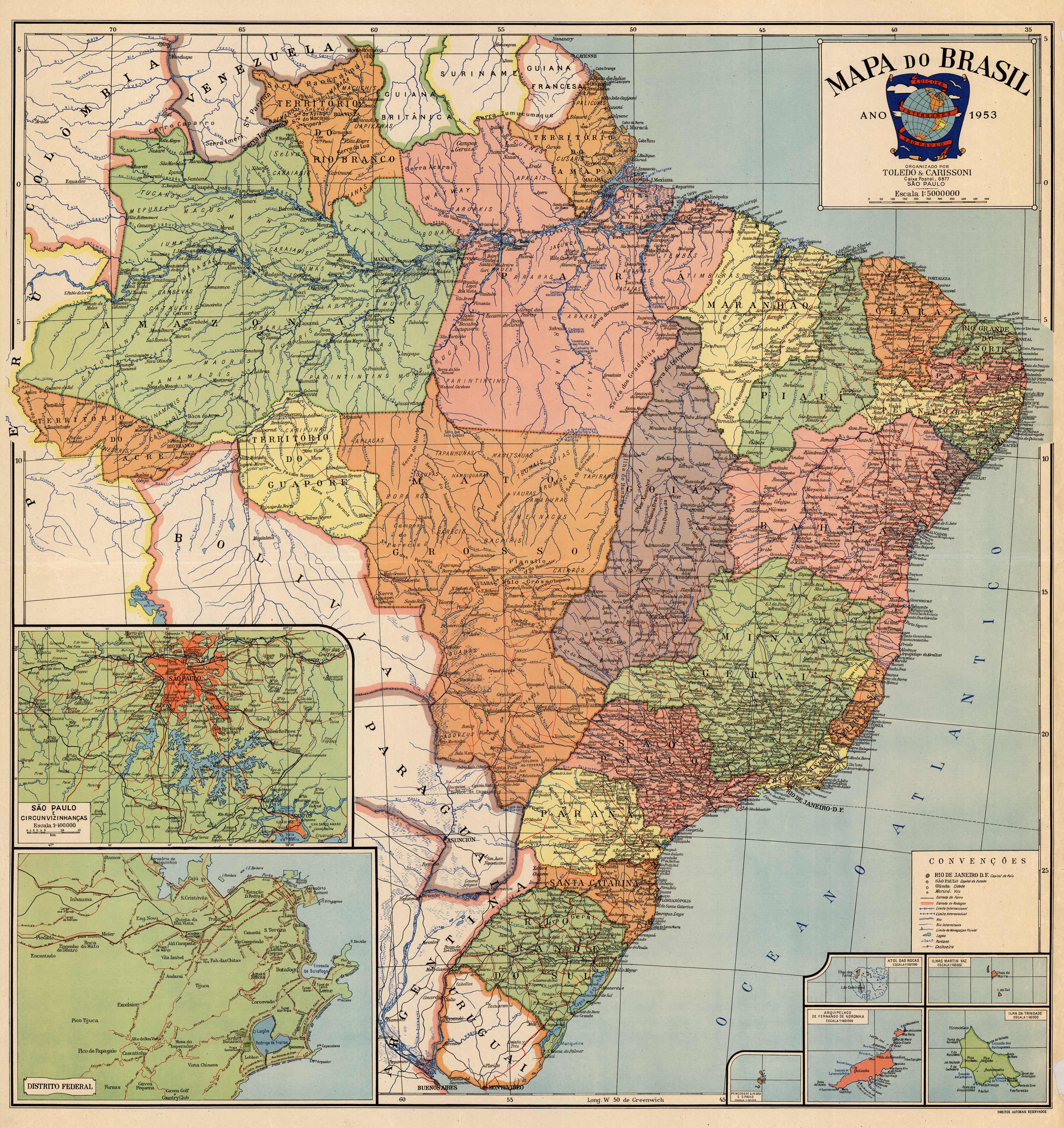 Mapa Do Brasil - Art Source International