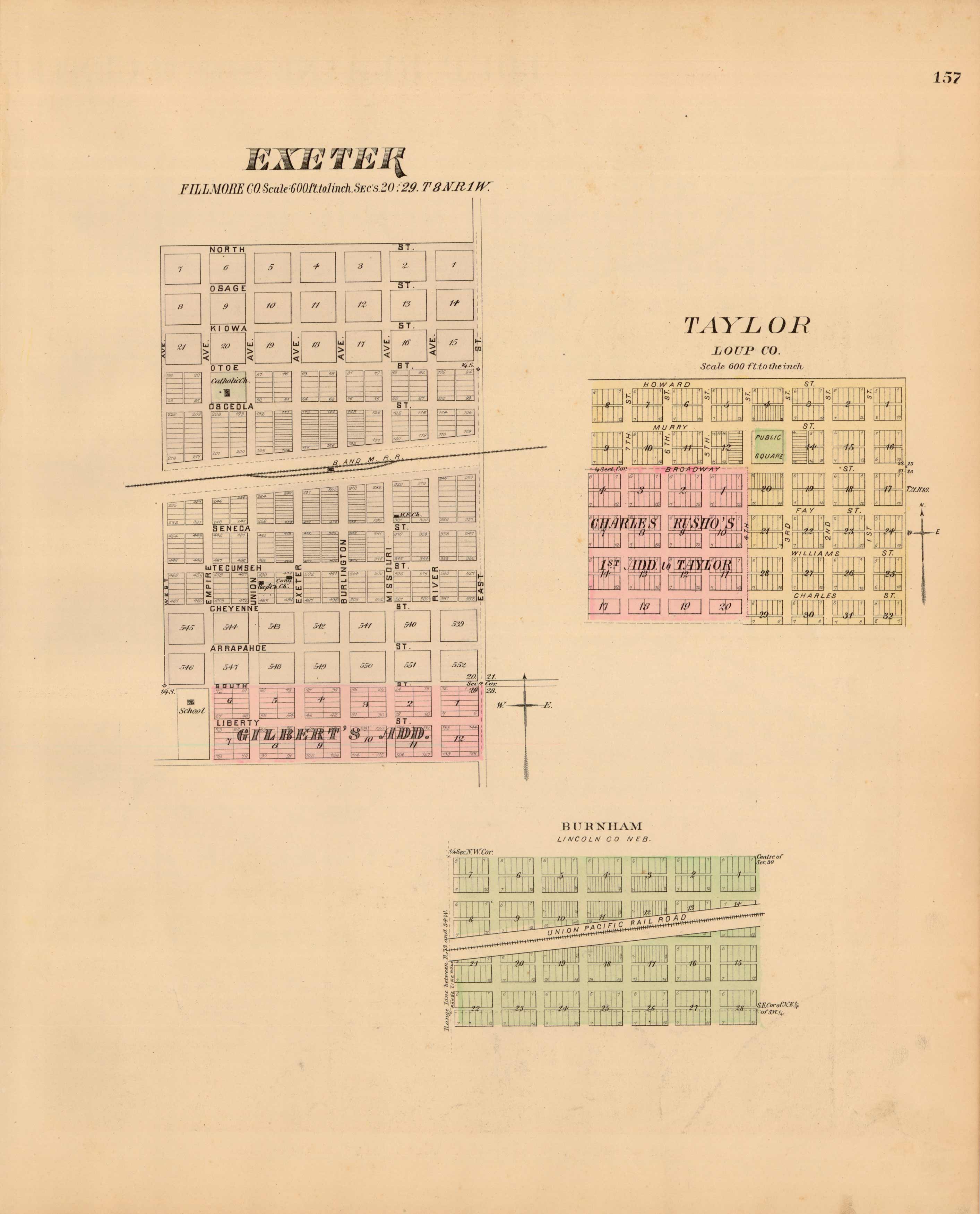 Exeter, Taylor, and Burnham, Nebraska - Art Source International