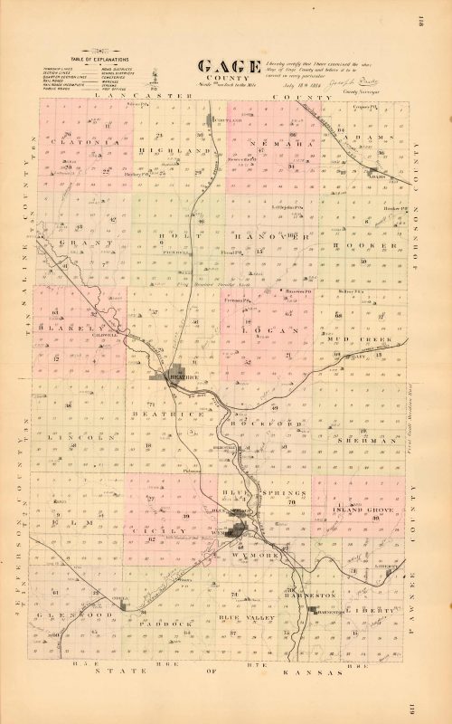 Gage County, Nebraska - Art Source International