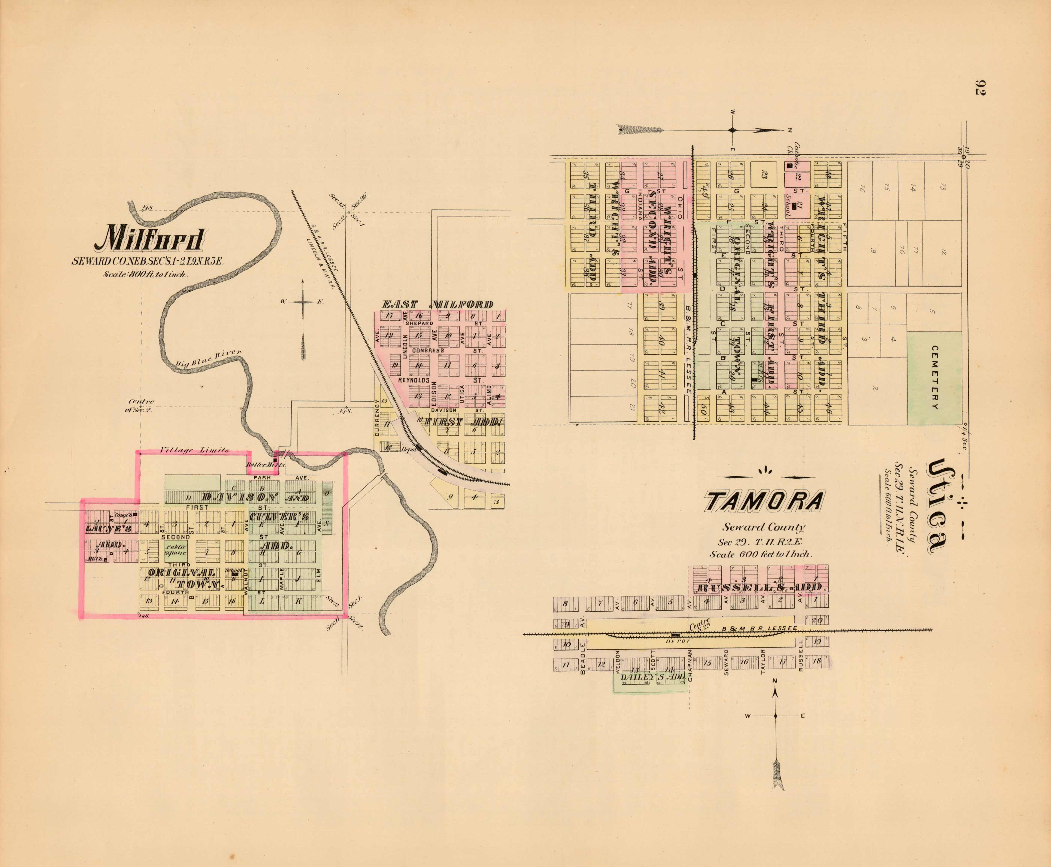 Milford, Tamora and Utica, Nebraska - Art Source International