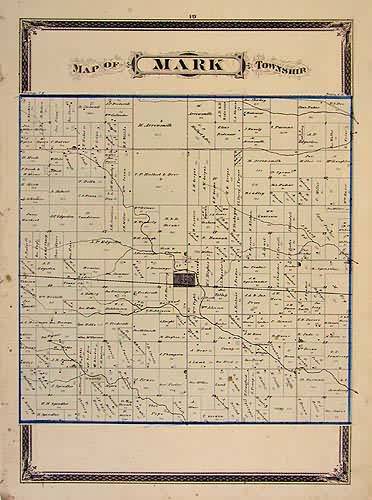 Map of Mark Township - Art Source International