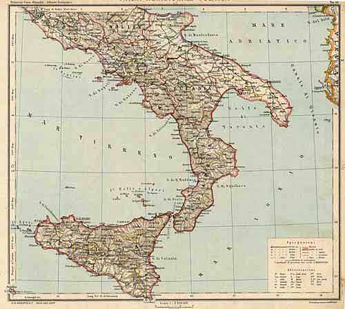 Italia Meridionale Politica ( Southern Italy ) - Art Source International