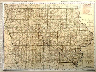 Map of Iowa - Art Source International