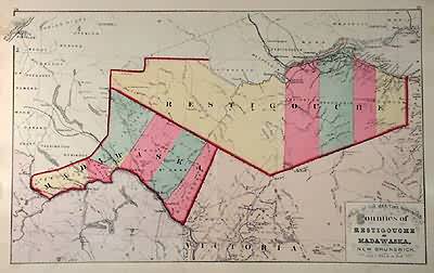 Counties of Restigouche and Madawaska, New Brunswick - Art Source ...