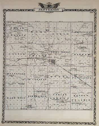 Map of Jefferson County - Art Source International
