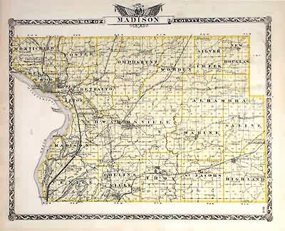 Map of Madison County - Art Source International