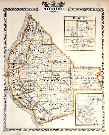 Map of Monroe County - Art Source International